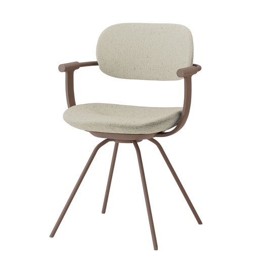 vertebra03 4本脚 Chestnut Brown×Ecru Beige(FU31158)｜インテリア・家具の通販｜ミラタップ（旧サンワカンパニー）