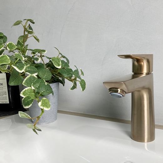 タリスE110 混合水栓 ブラッシュドブロンズ 71714140(TA05419)｜洗面所・水回りの通販｜ミラタップ（旧サンワカンパニー）